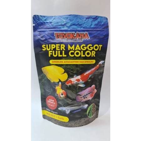 Jual Super Maggot Full Color Toyokana 50 gr, Dry Maggot BSF, maggot ...