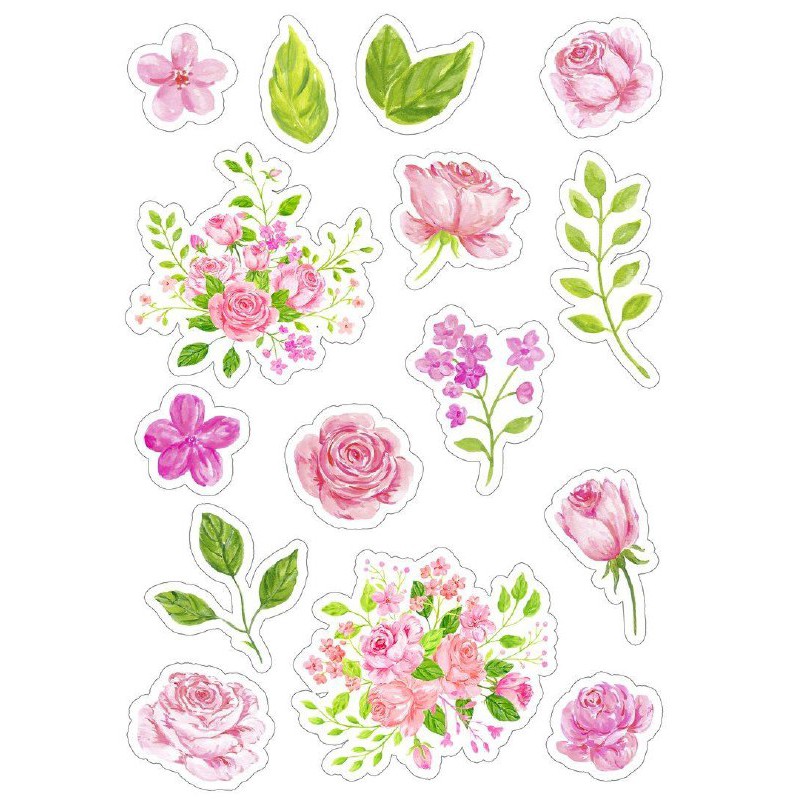Jual STIKER AESTHETIC BUNGA STICKER AESTHETIC TUMBBLR BUNGA BY OKASHI ...