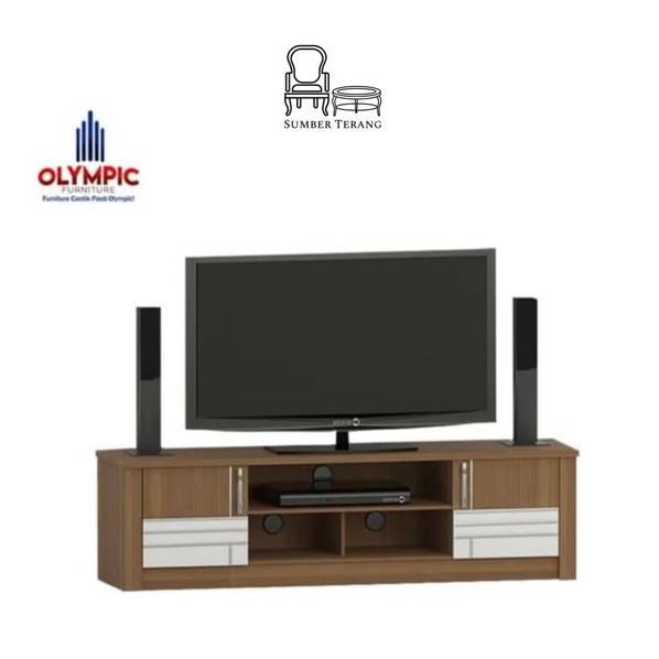 Jual Olympic Meja TV Series Audio Visual Rack / AVR LATTE /Rak TV ...