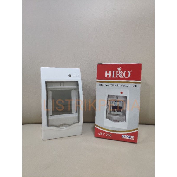 Jual BOX / TUTUP MCB 1-3 GRUP IB OB HIRO 238 Lengkap dengan lampu ...