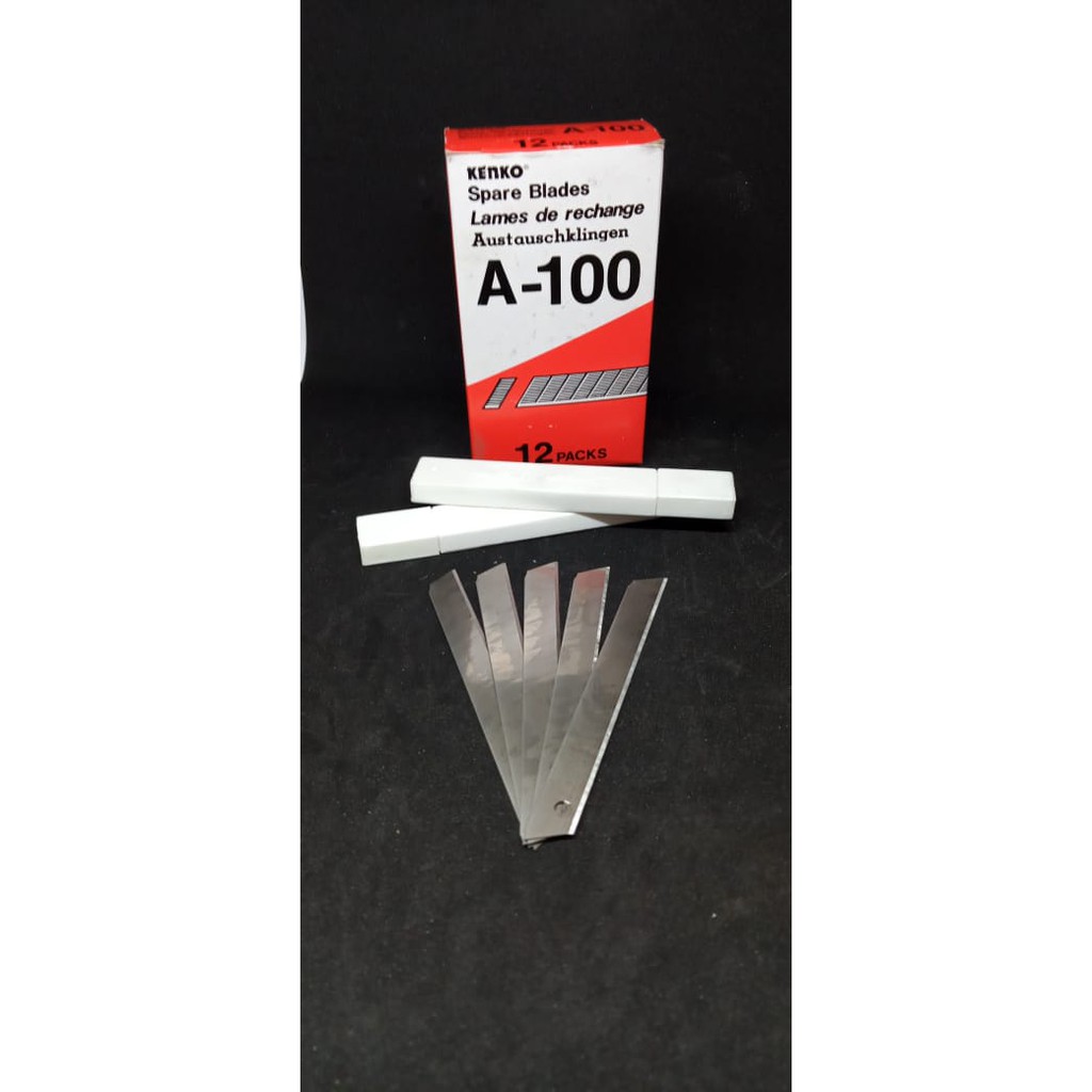 Jual Kenko Refill Cutter Kecil A-100 1pak ( isi 5 pcs ) | Shopee Indonesia