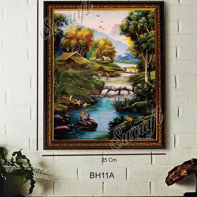 Jual Hiasan Dinding Pemandangan Alam Frame Bingkai Foto Hiasan Pintu ...