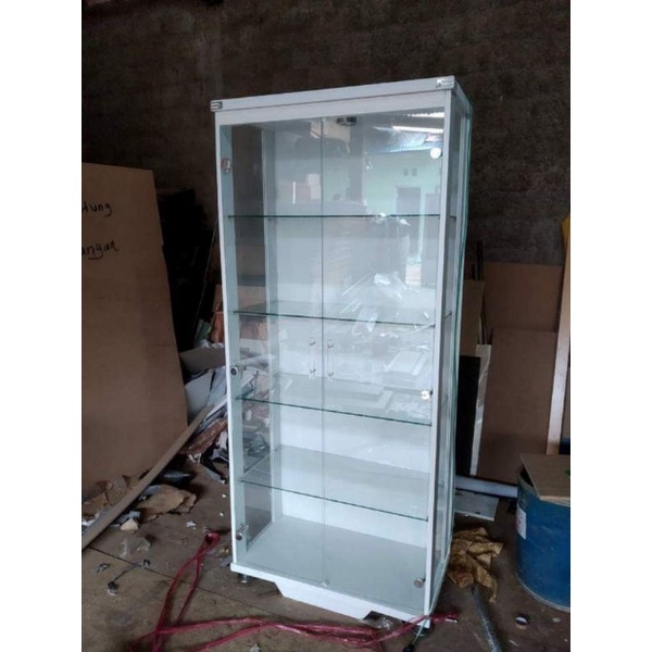 Jual Lemari Hias Pajang Polos 6 Tingkat Rak Kaca - Lemari Boneka Tas ...