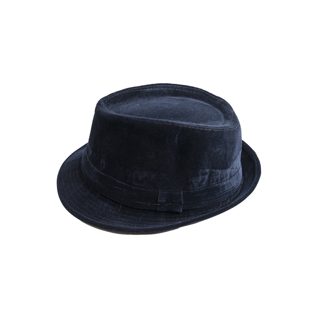 Jual Houseofcuff Topi Fedora Hat DARK BLUE FEDORA HAT CORDUROY | Shopee ...