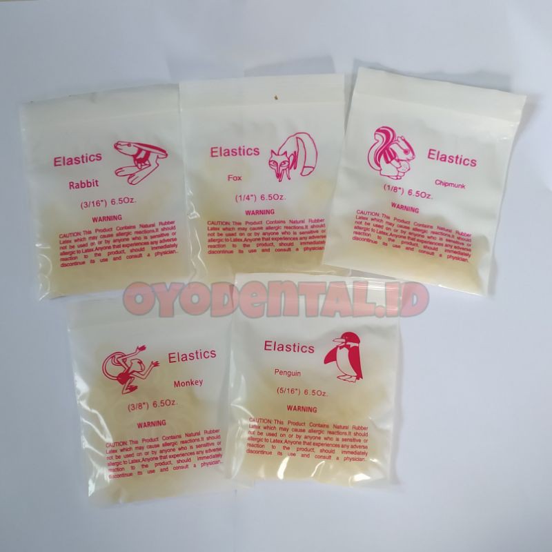 Jual Karet elastik gigi ortho / karet behel elastis / Elastic rubber ...