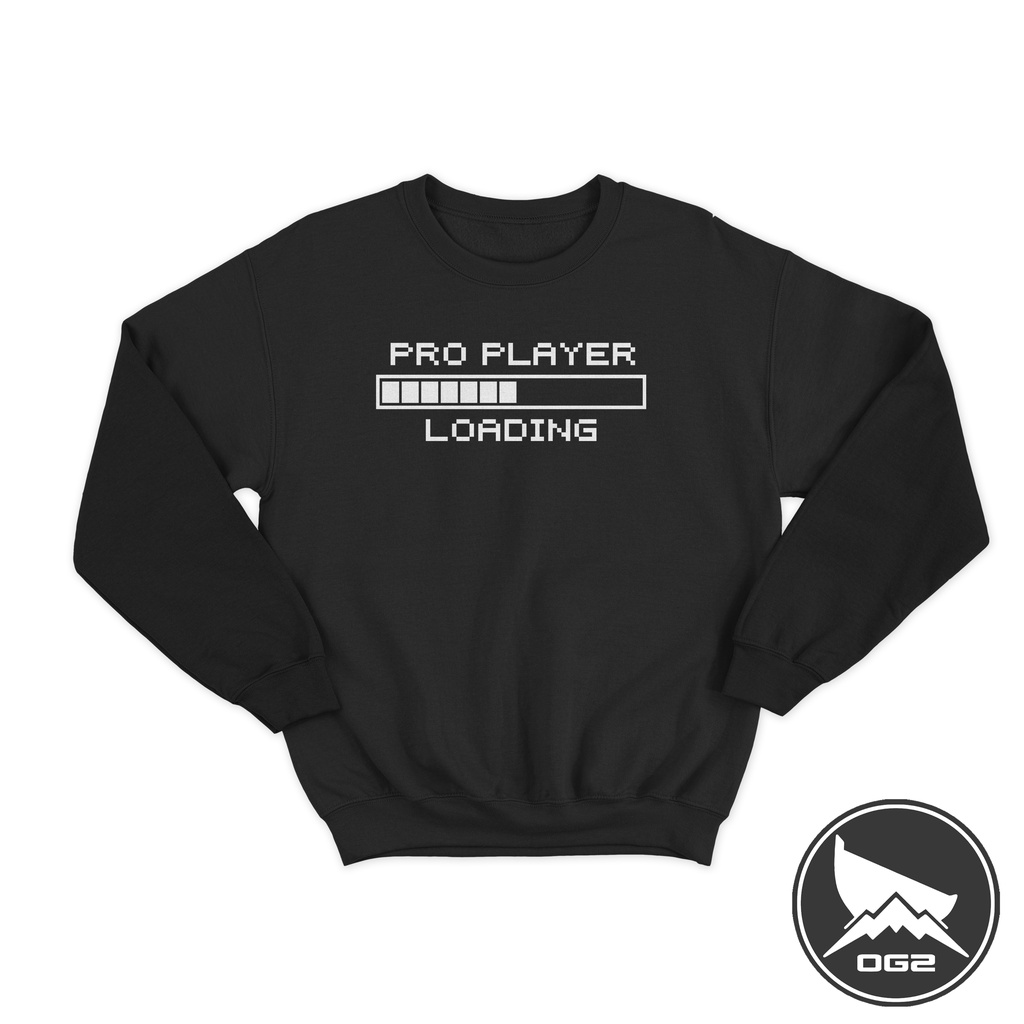 Jual Sweater game loading pro player top global G019 crewneck OG2 3D G ...
