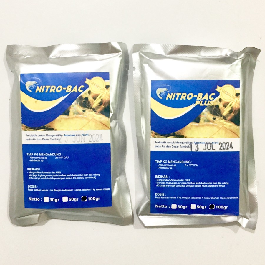 Jual Probiotik Bacteri Starter 100gr NITRO-BAC dan NITROBAC PLUS ENZYM ...