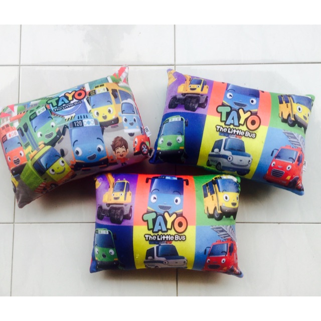 Jual Bantal boneka Tayo little bus 3D | Shopee Indonesia