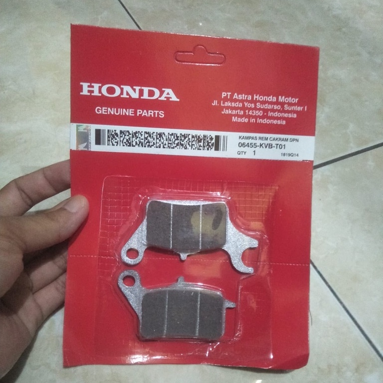 Jual Kampas Rem Depan /Dispad Cakram Depan Beat Vario Scoopy 06455-KVB ...