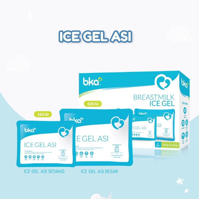 Jual Ice Gel BKA Pack Cooler 160 & 420gr Tambahan Pendingin Untuk Tas ...