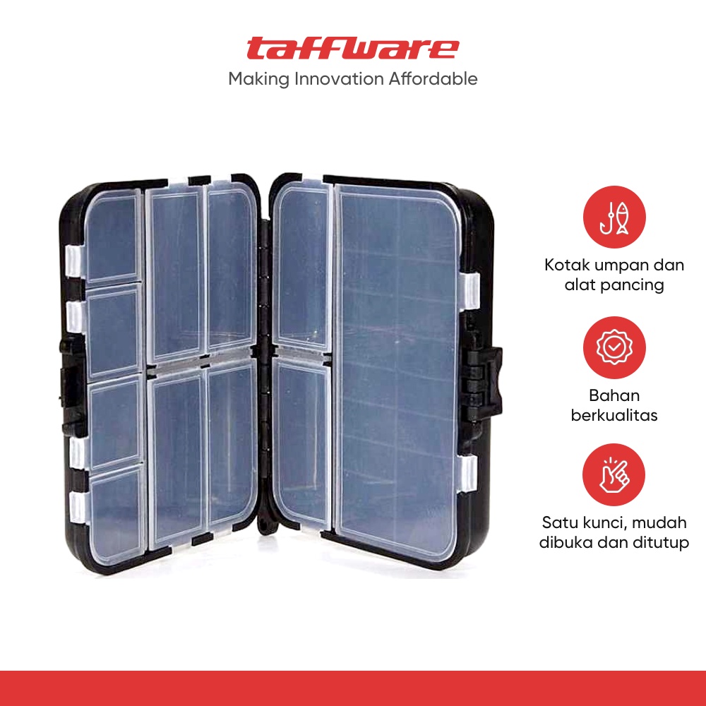 Jual TaffSPORT Box Kotak Perkakas Kail Pancing Waterproof Case - Q041 ...