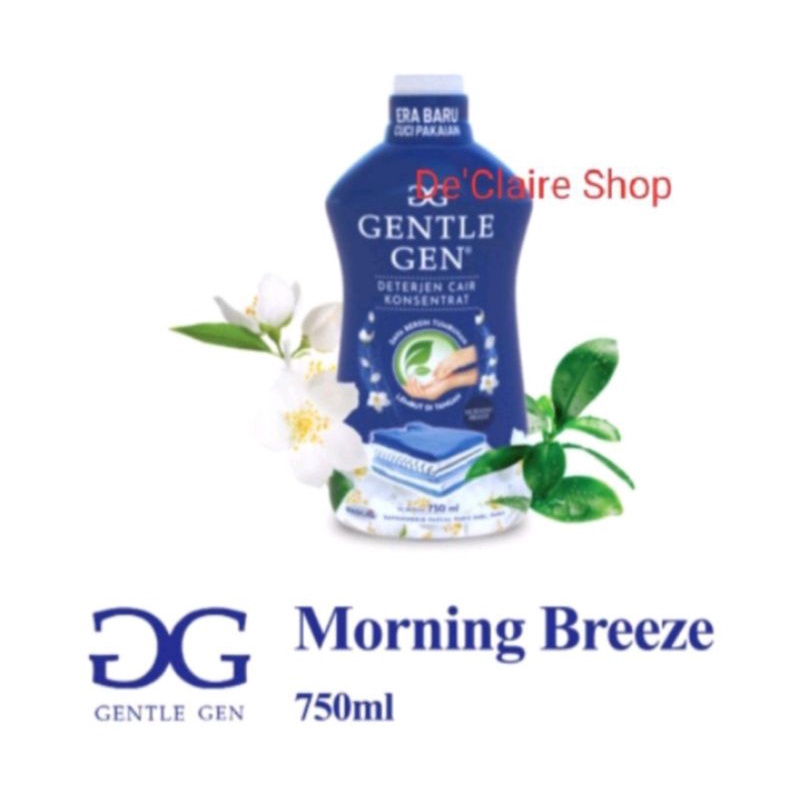 Jual Gentle Gen Detergent Cair Morning Breeze 700ml | Shopee Indonesia