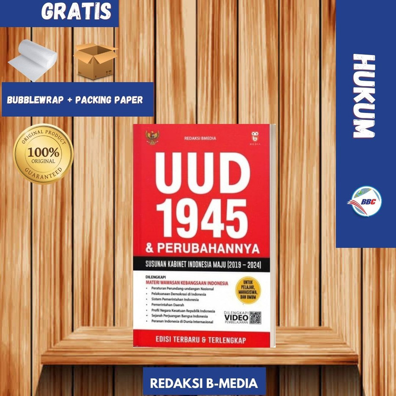 Jual Buku Uud 1945 And Perubahannya Susunan Kabinet Indonesia Maju 2019 2024 Shopee Indonesia 