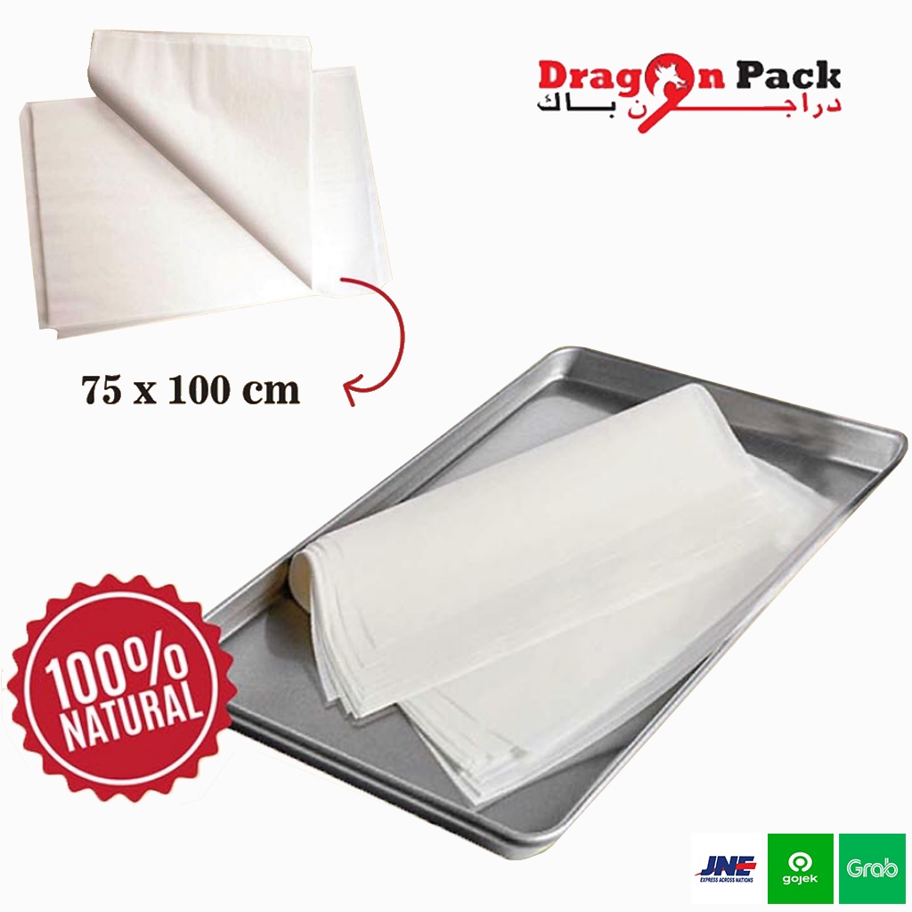 Jual Kertas Roti/Kertas Minyak/Kertas Kue/Alas Roti/Baking Paper Warna ...