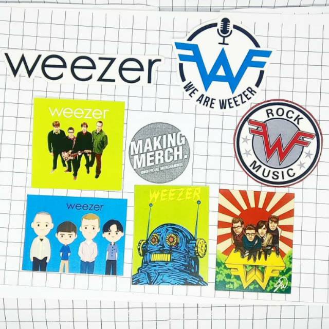 Jual Stiker Weezer | Shopee Indonesia