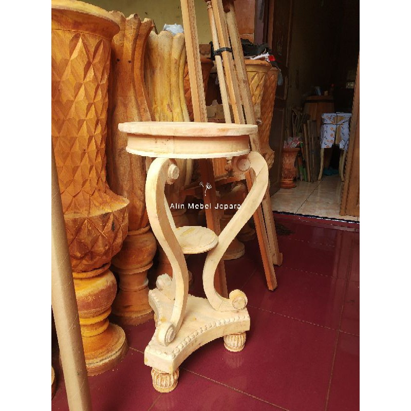 Jual Meja Bunga Meja Bulat Meja Dekorasi Shopee Indonesia