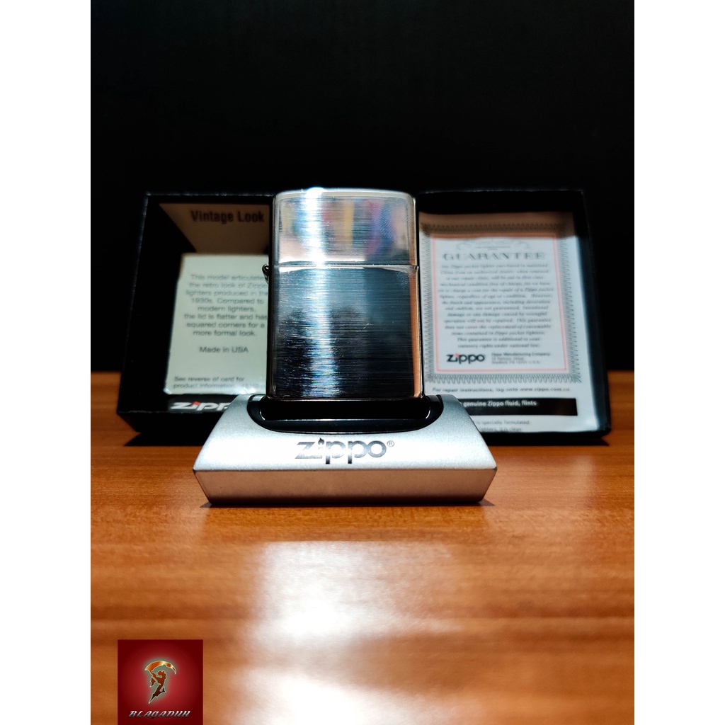 Jual Zippo 207 Classic Soft Brushed Original Ting Sound With Seal ...