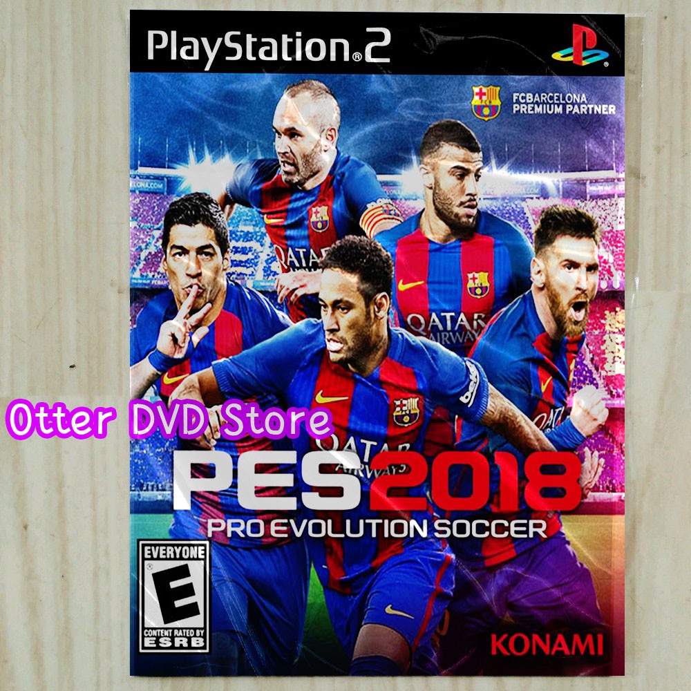 Jual Kaset Game PS2 PS 2 PES 2018 Modern HD Style Version | Shopee ...