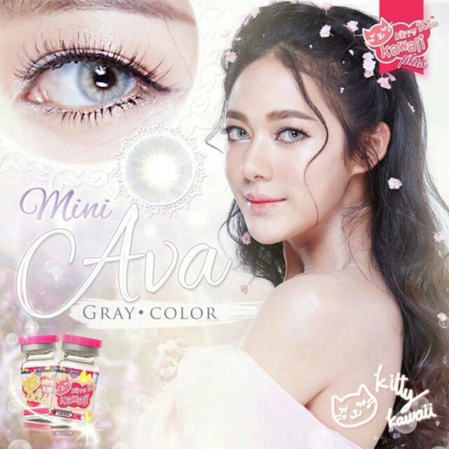 Jual ( softlens + cairan ) mini AVA kawai | Shopee Indonesia