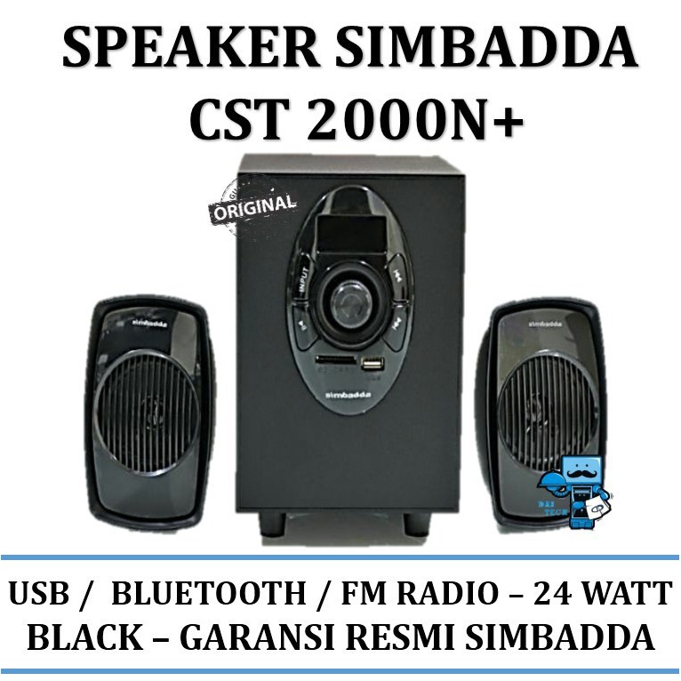Jual Speaker Simbadda CST 2000N+ (USB/SD, Slot/Bluetooth and Volume ...