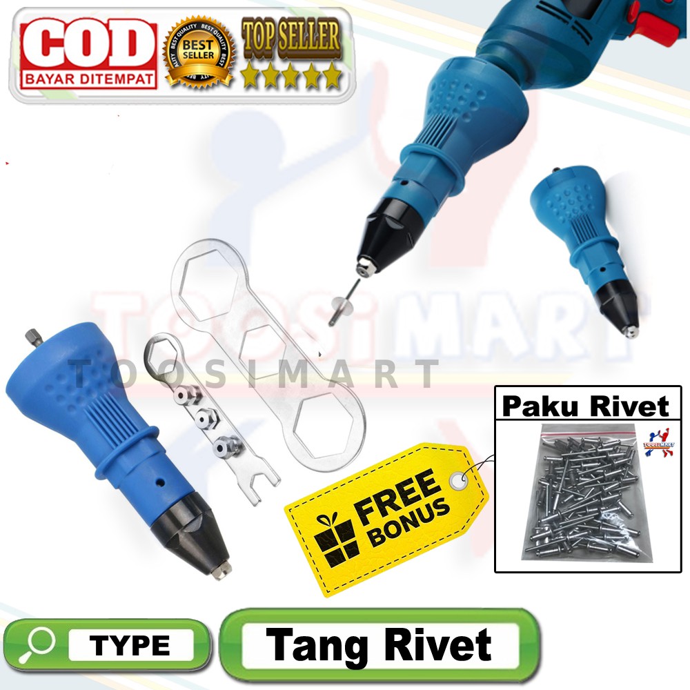 Jual Tang Ripet Bor Listrik Adapter - Tang Rivet Adaptor Rivet Gun ...