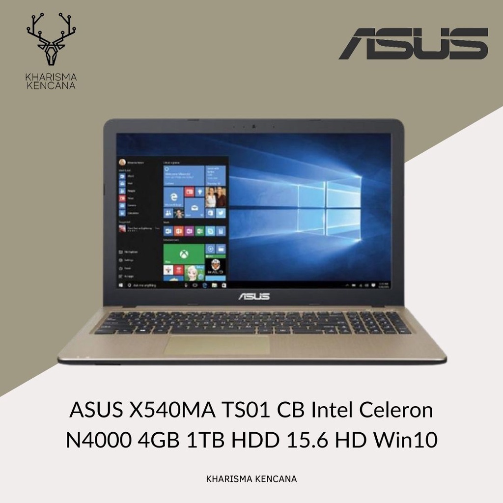 Jual ASUS X540MA TS01 CB Intel Celeron N4000 4GB 1TB HDD 15.6 HD Win10 | Shopee Indonesia