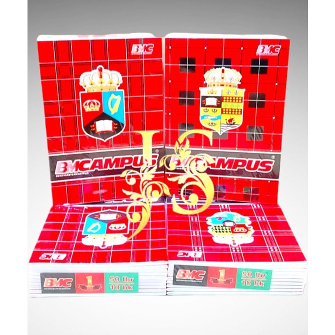 Jual BUKU TULIS BM CAMPUS BOXY ISI 50 LEMBAR 10 BUKU | Shopee Indonesia