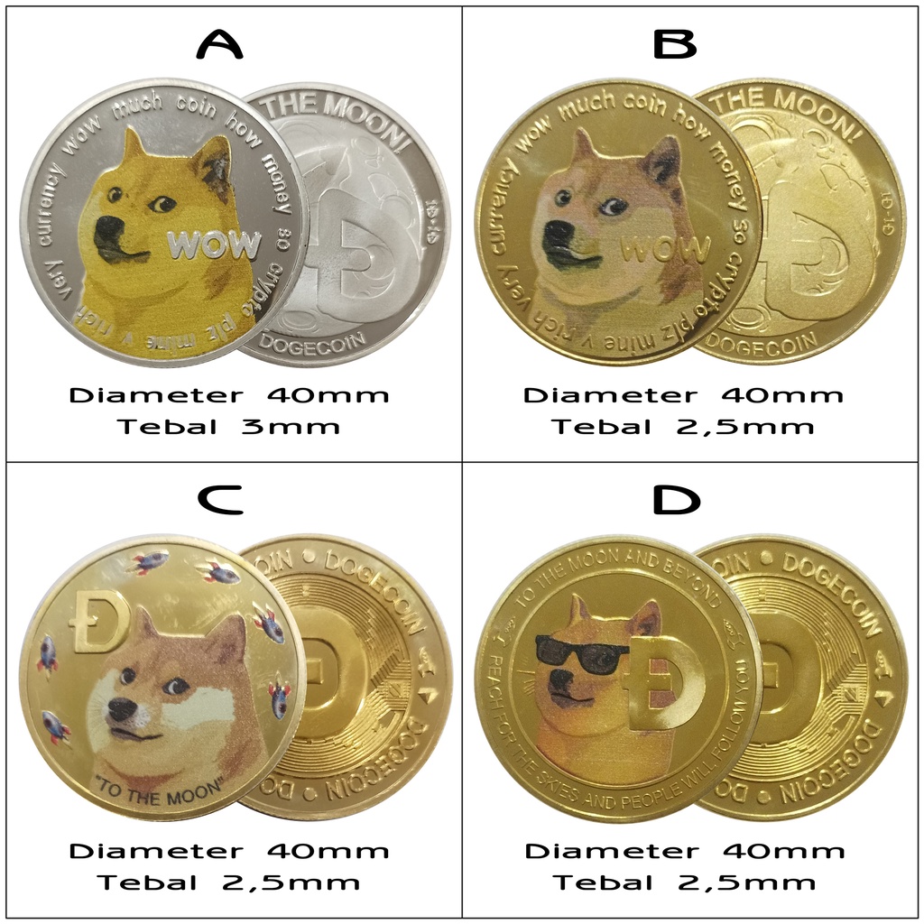 Jual Dogecoin DOGE Coin Crypto Koin Kripto Fisik | Shopee Indonesia