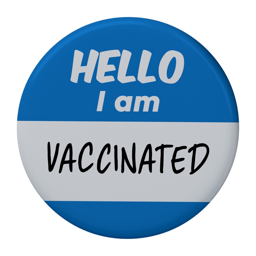 Jual WELLEN PRINT - Pin Peniti saya sudah vaksin / Souvenir Bros ...