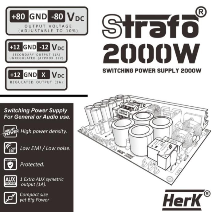 Jual Kit Smps Power Supply Switching Strafo 2000W Ct 80V Herk Ivanhoten ...