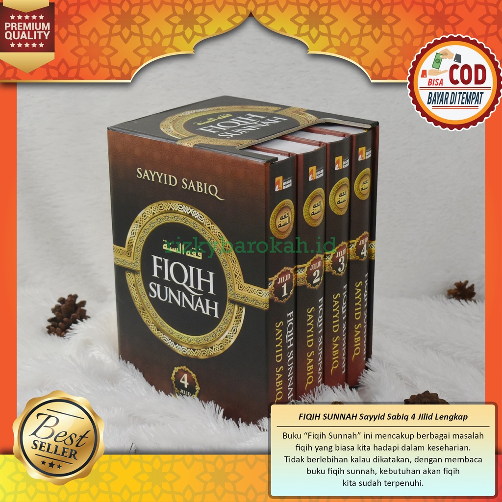Jual Fiqih Sunnah Fikih Sunah Sayyid Sabiq + BOX Komplit Set 4 Empat ...