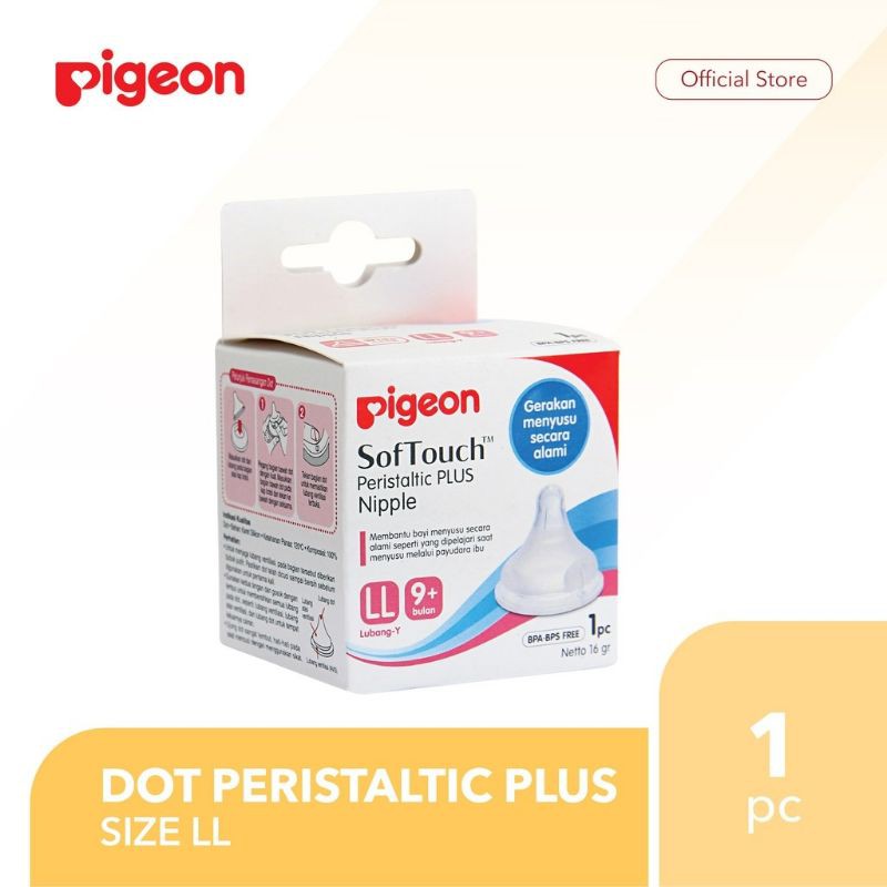 Jual Pigeon SofTouch Peristaltic Plus Nipple | Shopee Indonesia