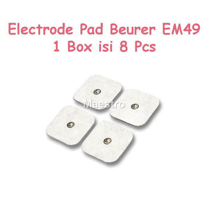 Jual Electrode Pad Beurer EM49 Isi 8 Pcs Bantalan TENS EMS Elektroda EM ...