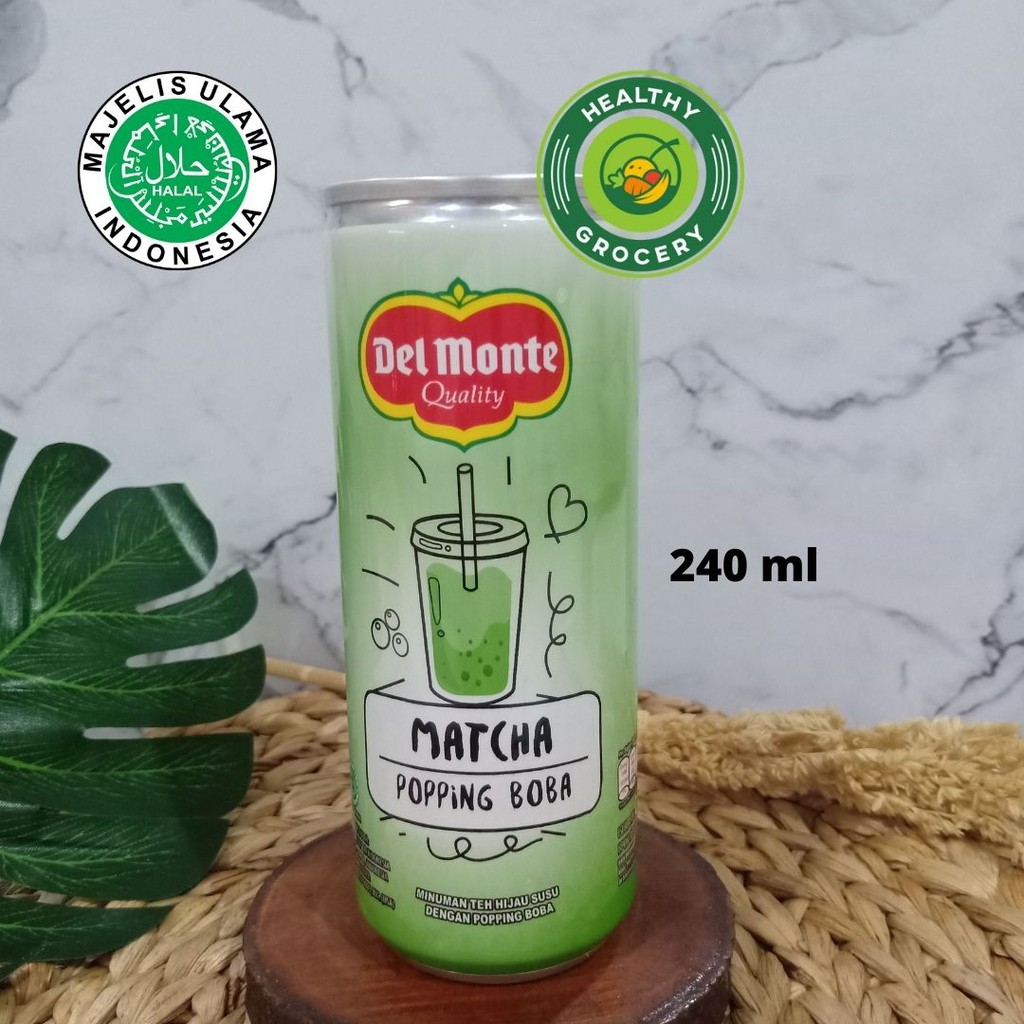 Jual Del Monte Boba Milk Tea Taro / Coffee Caramel Cheese / Matcha ...
