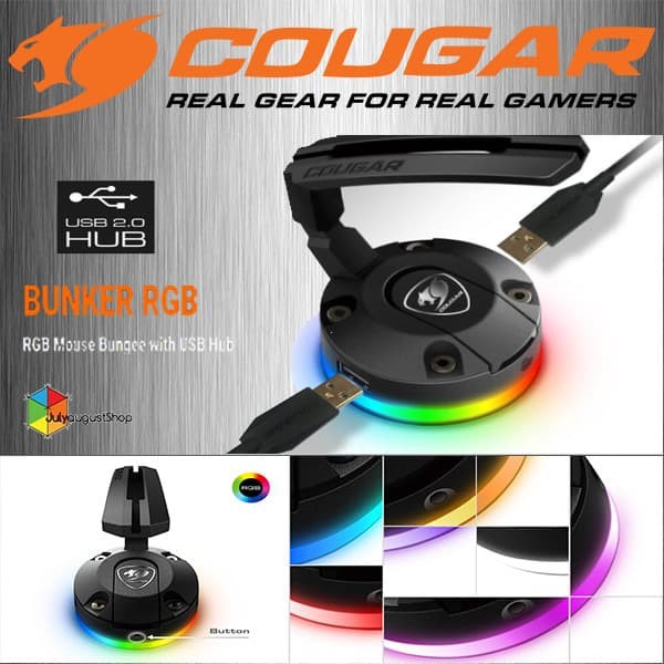 Jual Cougar Vacuum Mouse Bungee - Bunker RGB | Shopee Indonesia