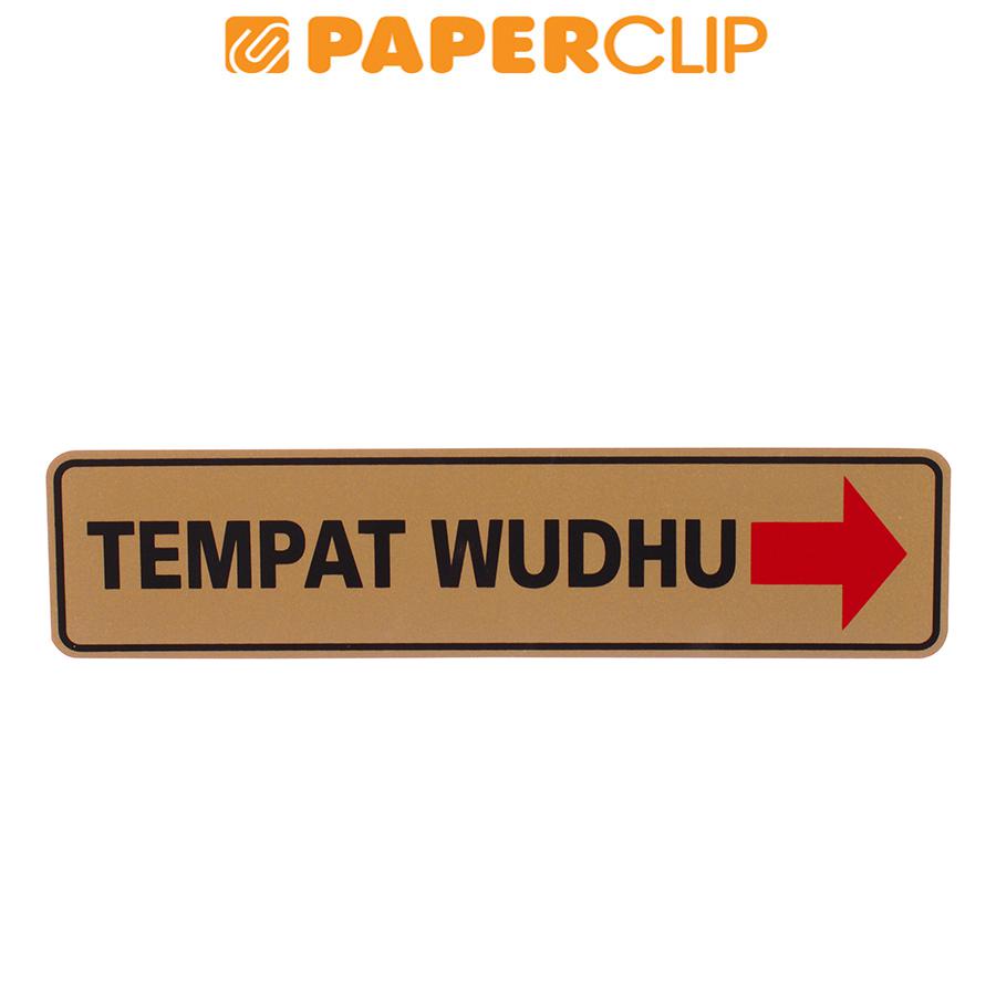 Jual SIGN LABEL MG 3A GD 17 TEMPAT WUDHU KANAN | Shopee Indonesia
