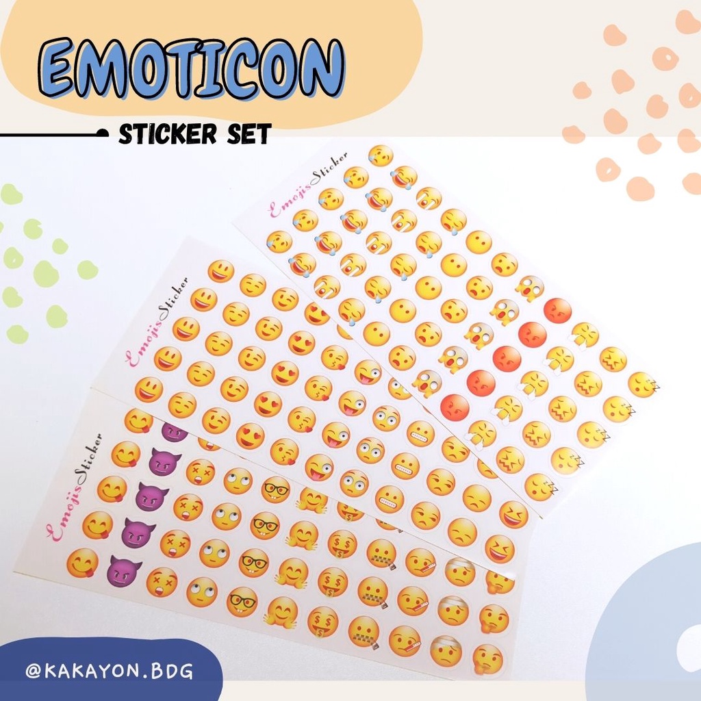 Jual Stiker Sticker Reward Emoticon Lucu Versi 2 | Shopee Indonesia