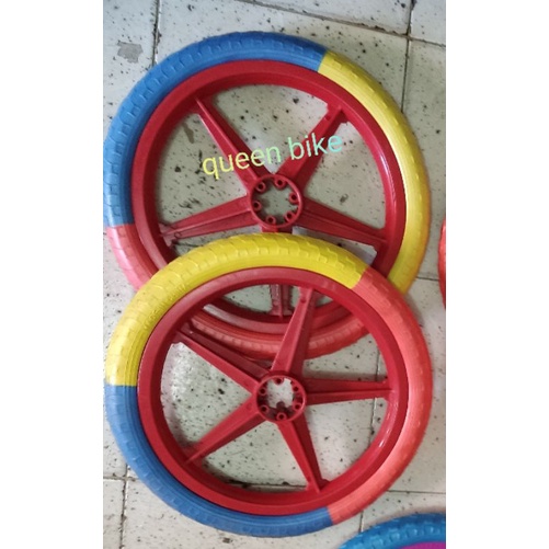 Jual Rim Velg Peleng Sepeda Anak Bmx Mini Ctb 16 Ban Busa Mati Eva Siap ...