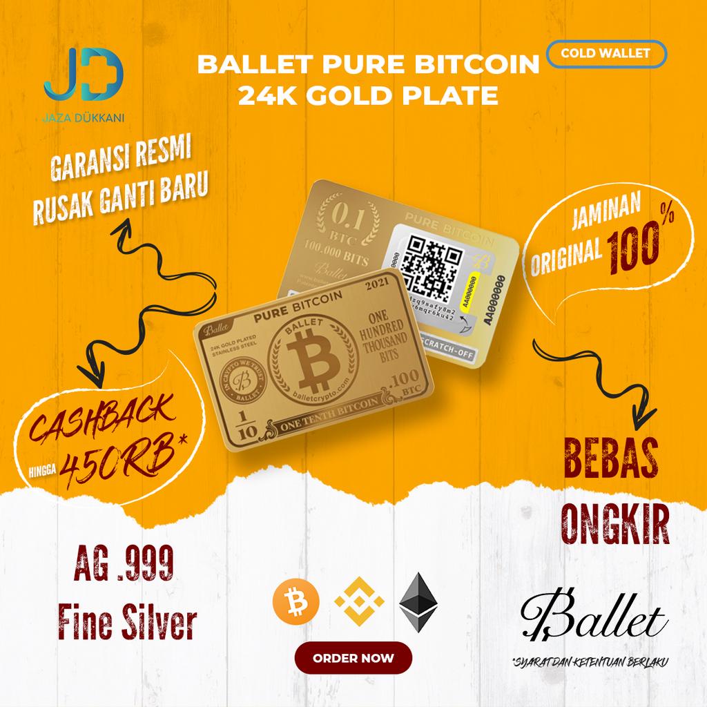 Jual Cold Wallet | Ballet PURE BTC Gold Crypto Wallet - Exclusive For ...