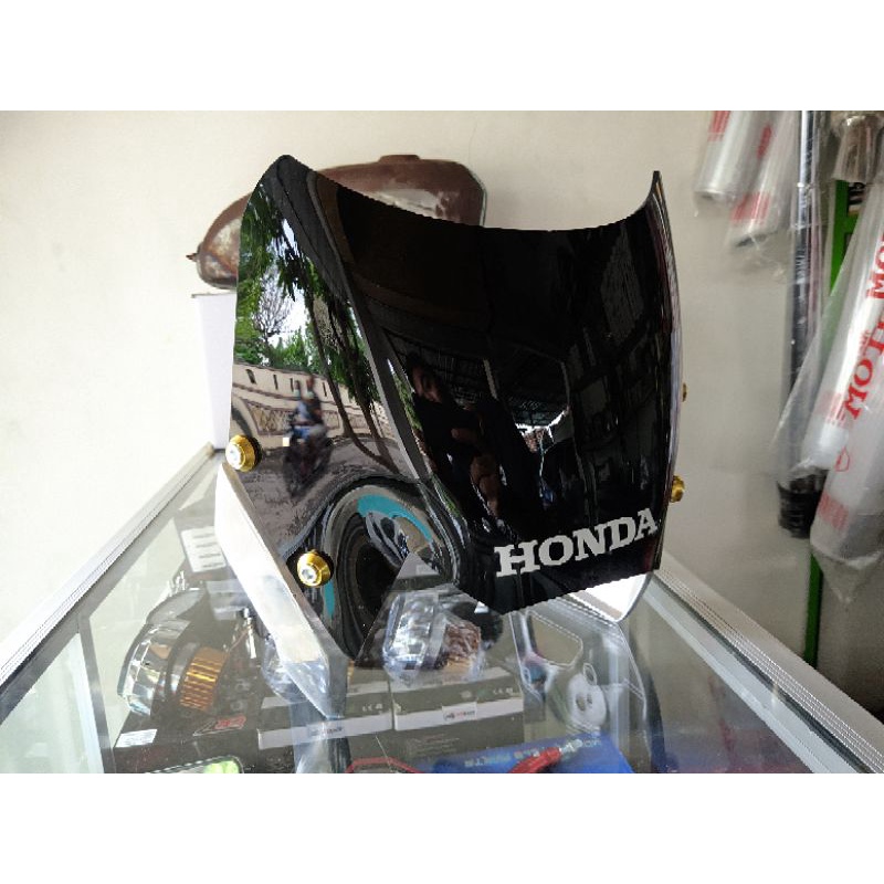 Jual VISOR TIGER REVO + PANGKON LAMPU, VISOR BARONG TIGER REVO | Shopee ...