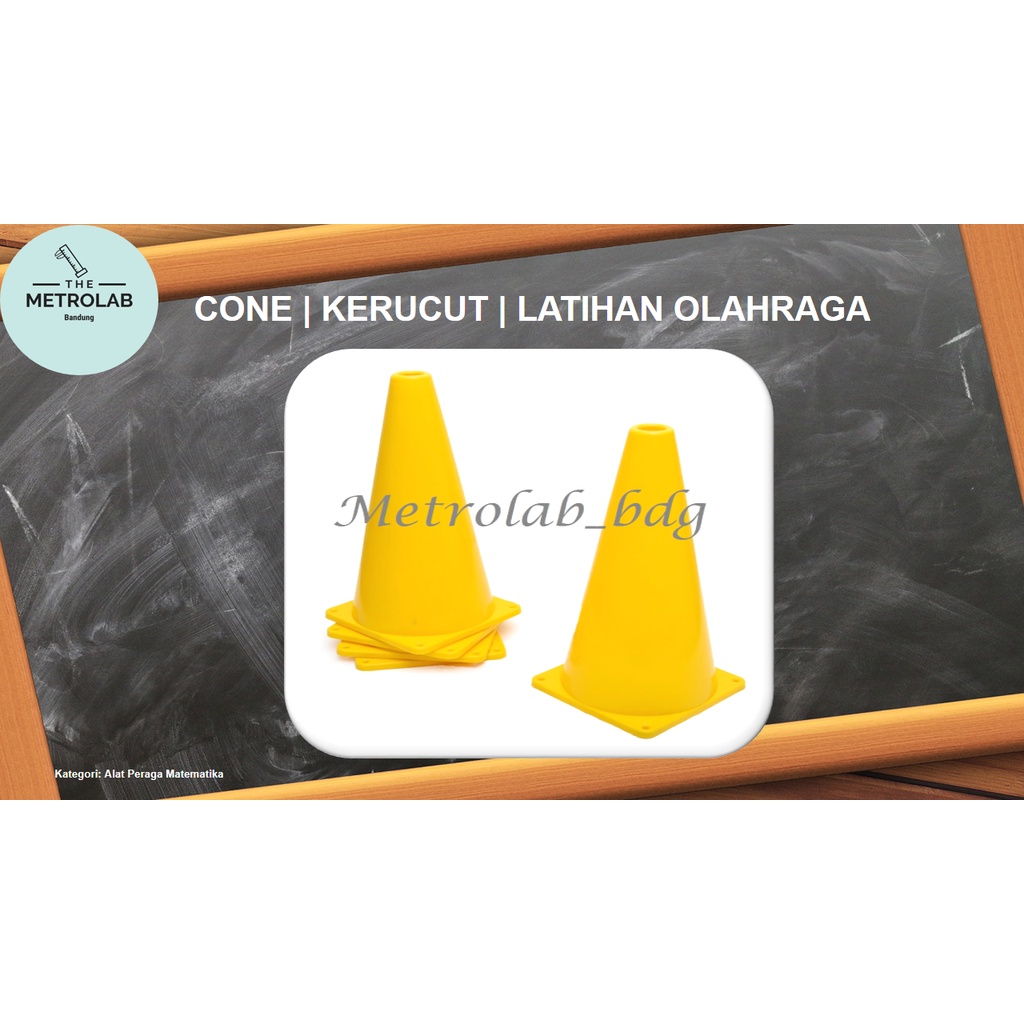 Jual Cone | Kerucut | Pembatas | Latihan Olahraga | Diameter 19 cm ...
