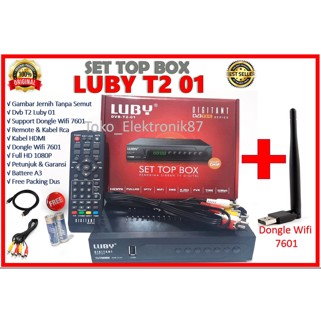 Jual Set Top Box Luby T2 Tv Digital Luby Stb Luby Setopbox | Shopee Indonesia
