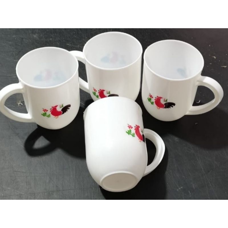 Jual mug/gelas ayam jago plastik | Shopee Indonesia