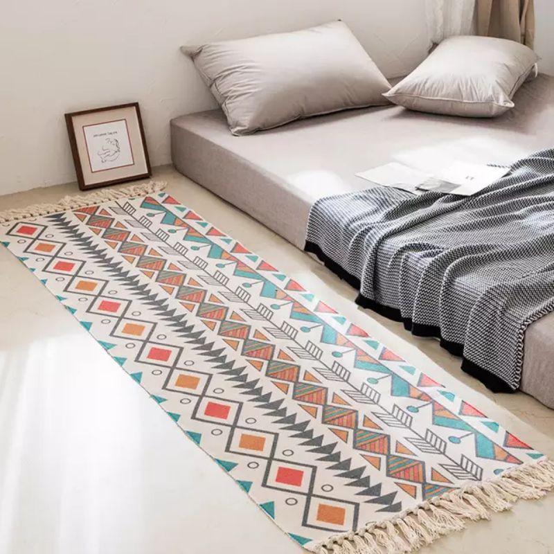 Jual Bohemian Rug Mat Karpet Nordic Tenun 60x150 | Shopee Indonesia
