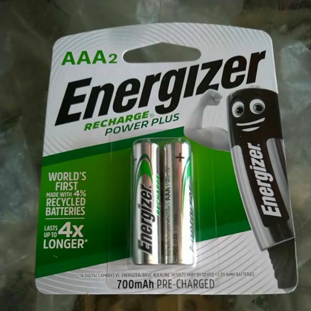 Jual Baterai Chas Batterai Energizer AAA Recharge 700mAh | Shopee Indonesia