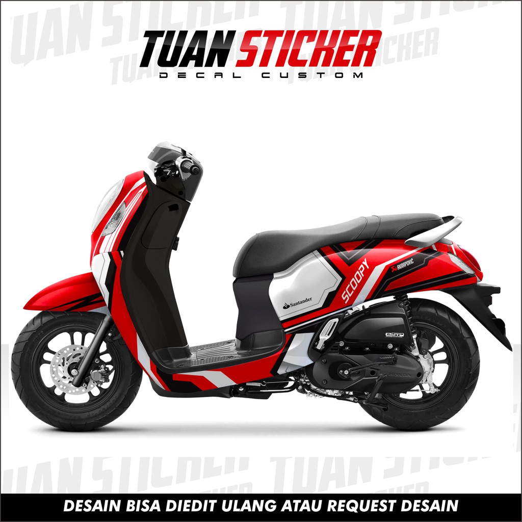 Jual Sticker Striping Decal Scoopy 2021, sticker scoopy 2021, striping ...