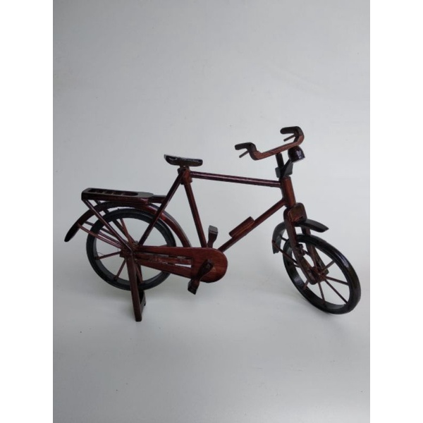 Jual miniatur sepeda dari kayu | Shopee Indonesia