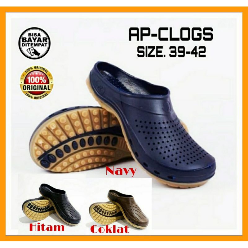 Jual AP BOOTS CLOGS Sepatu Sandal Baim Karet Slop Anti Air Pria Dewasa ...