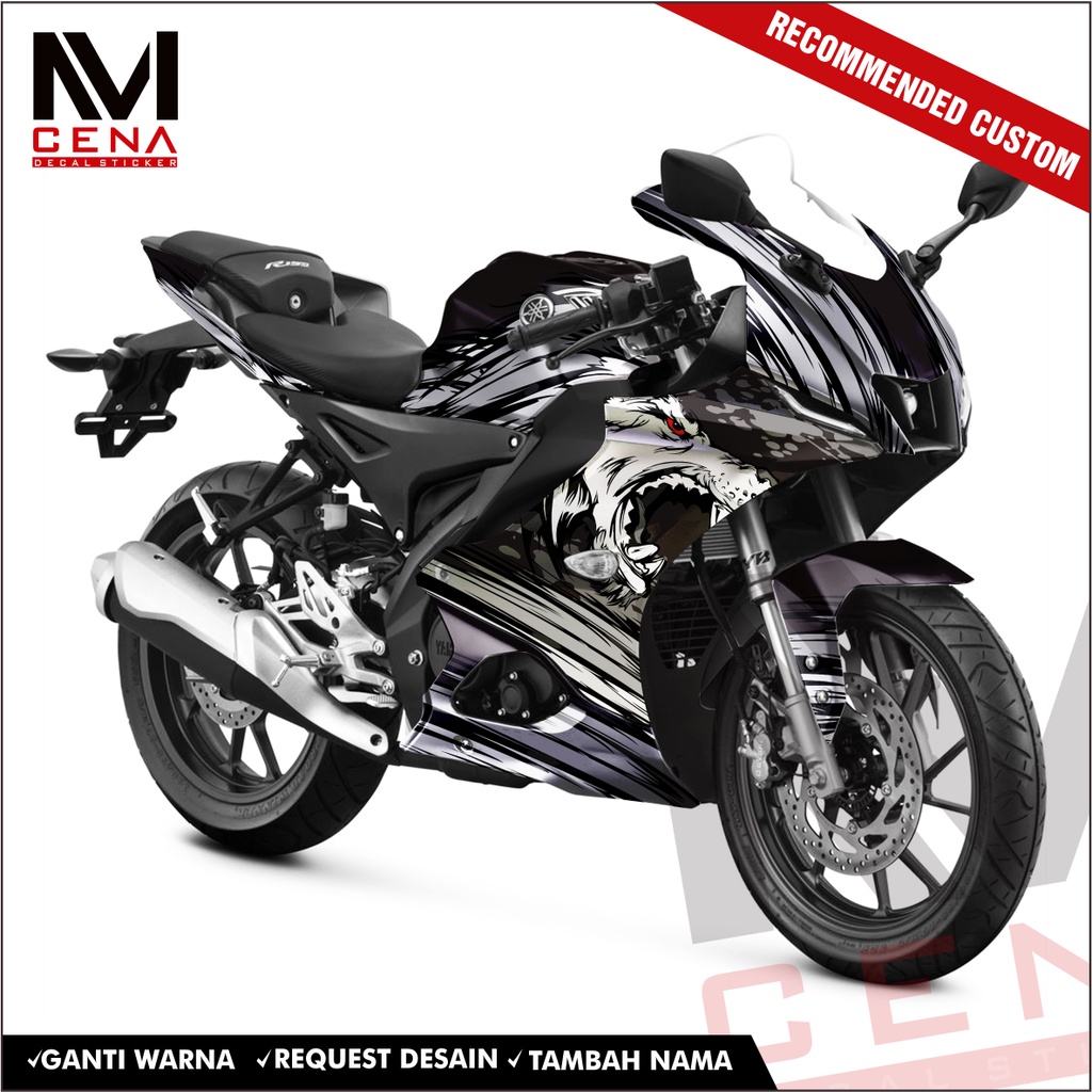 Jual Decal Sticker Stiker Yamaha R15 V4 New Full Body Custom Decal R15 ...