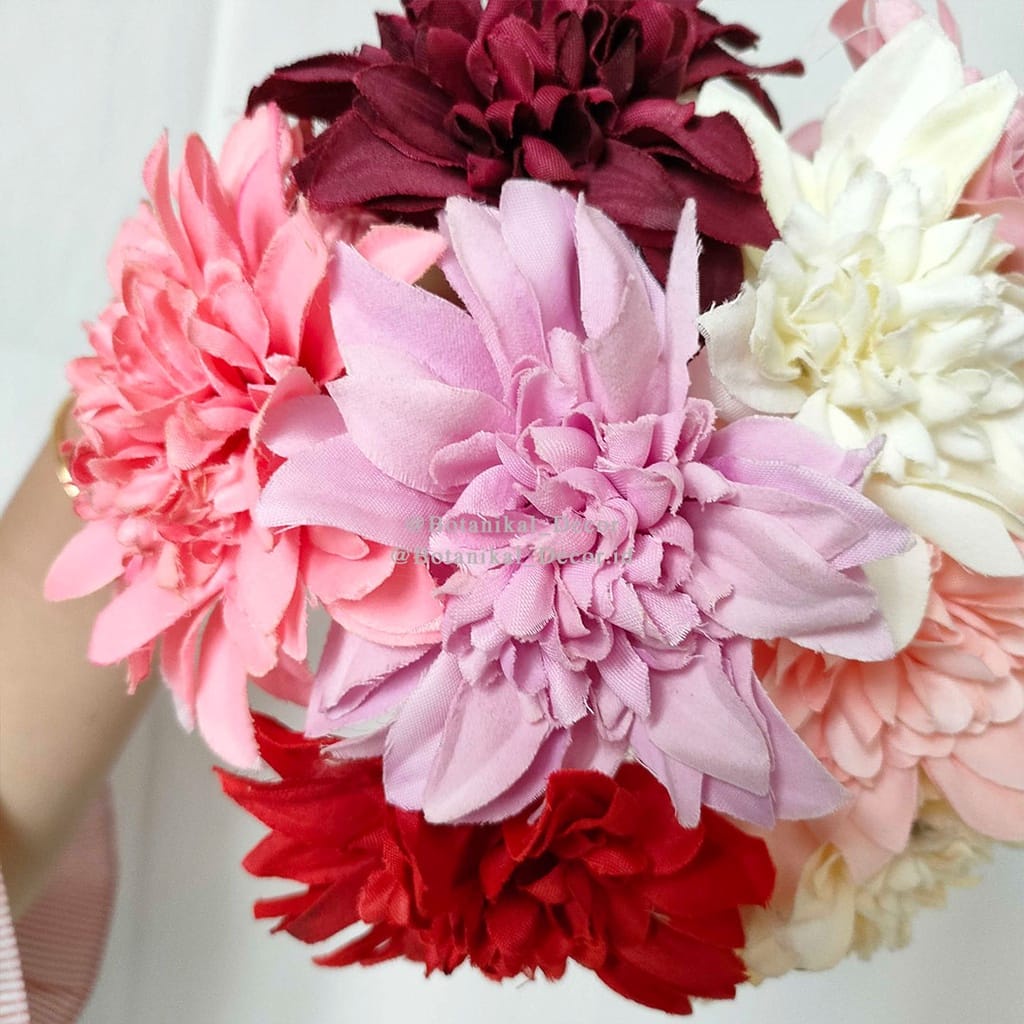 Jual Artificial Flower Dahlia bunga palsu plastik imitasi hiasan meja ...